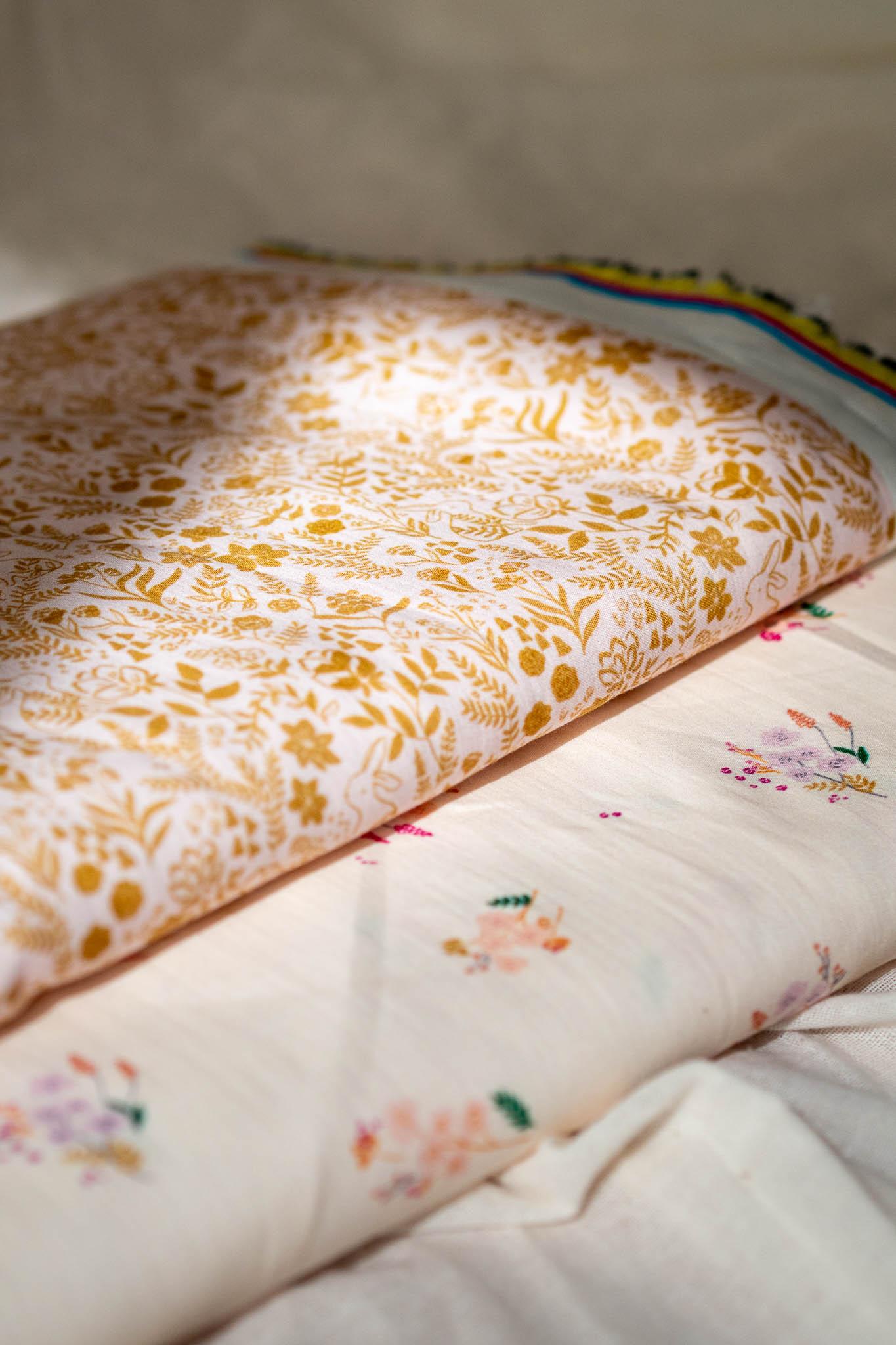 🐇 Satin de coton – Garenne Enchantée - La Boutik' Créative de Rives